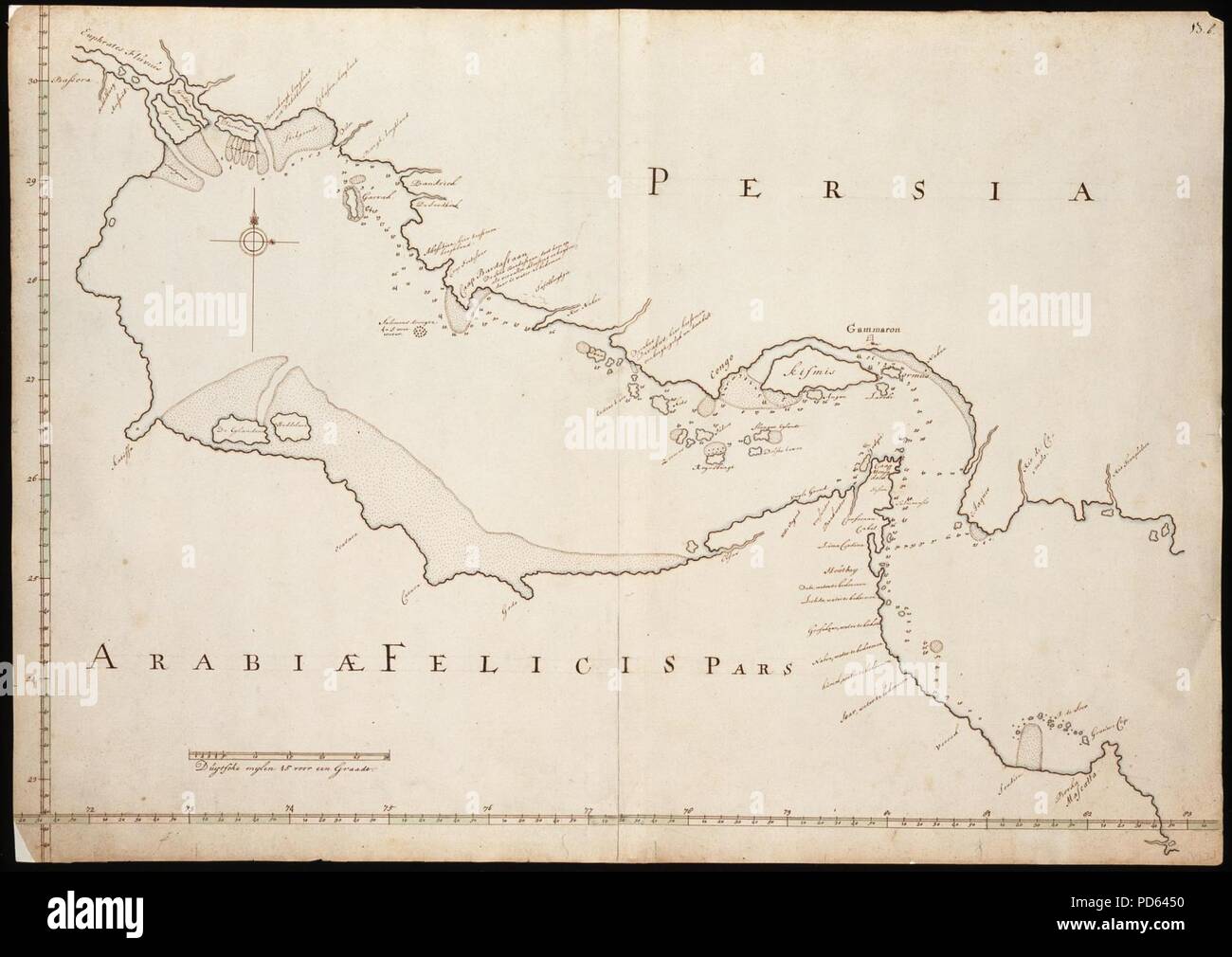 Mappa del golfo persiano immagini e fotografie stock ad alta ...