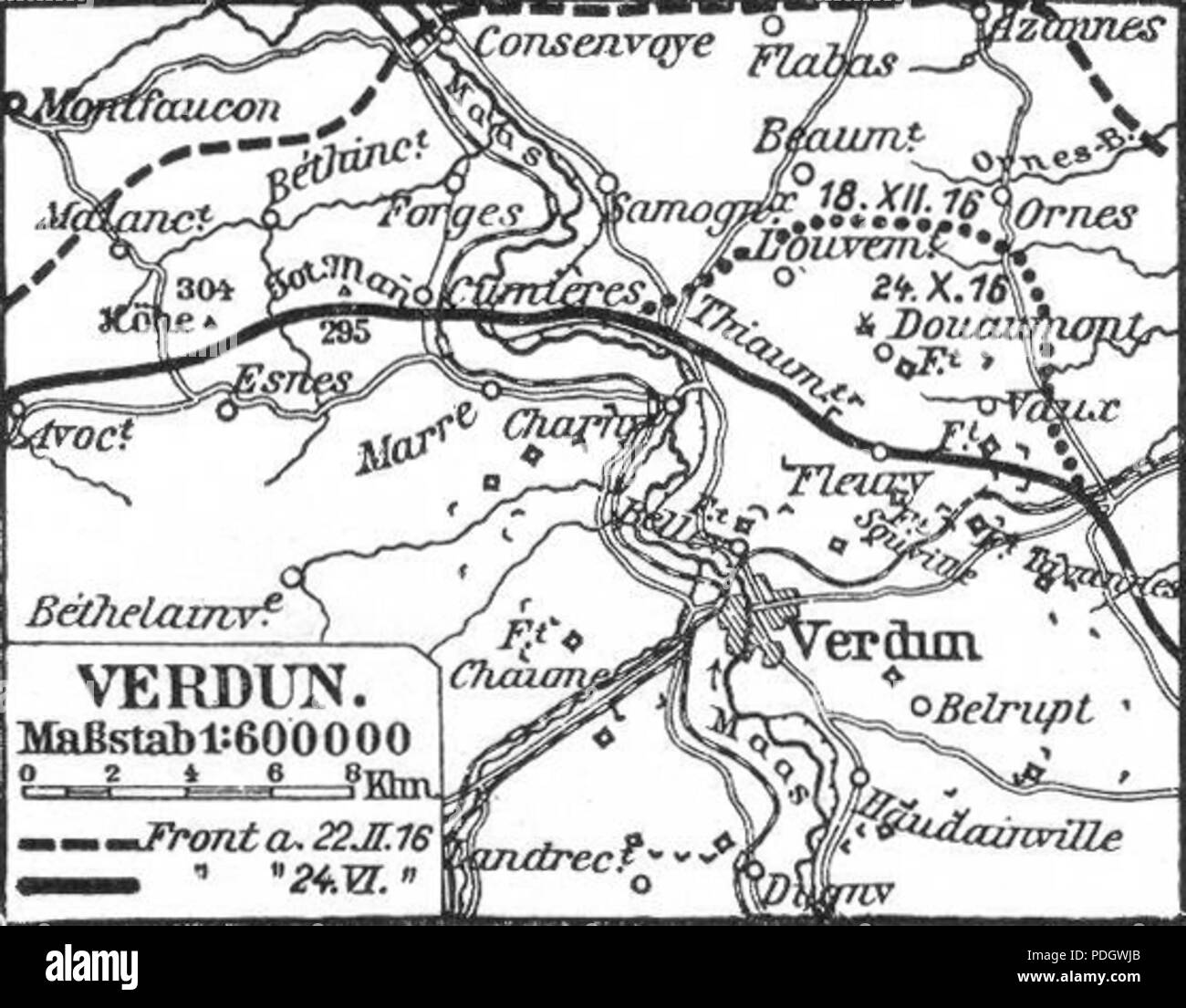 Mappa di verdun immagini e fotografie stock ad alta risoluzione - Alamy