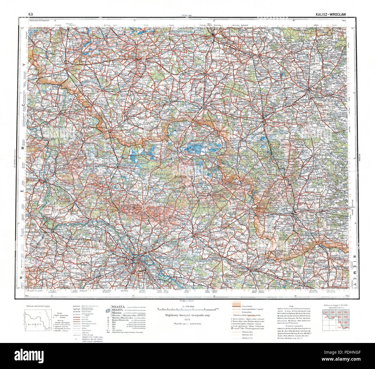 Mappa di kalisz Immagini senza sfondo e Foto Stock ritagliate - Alamy