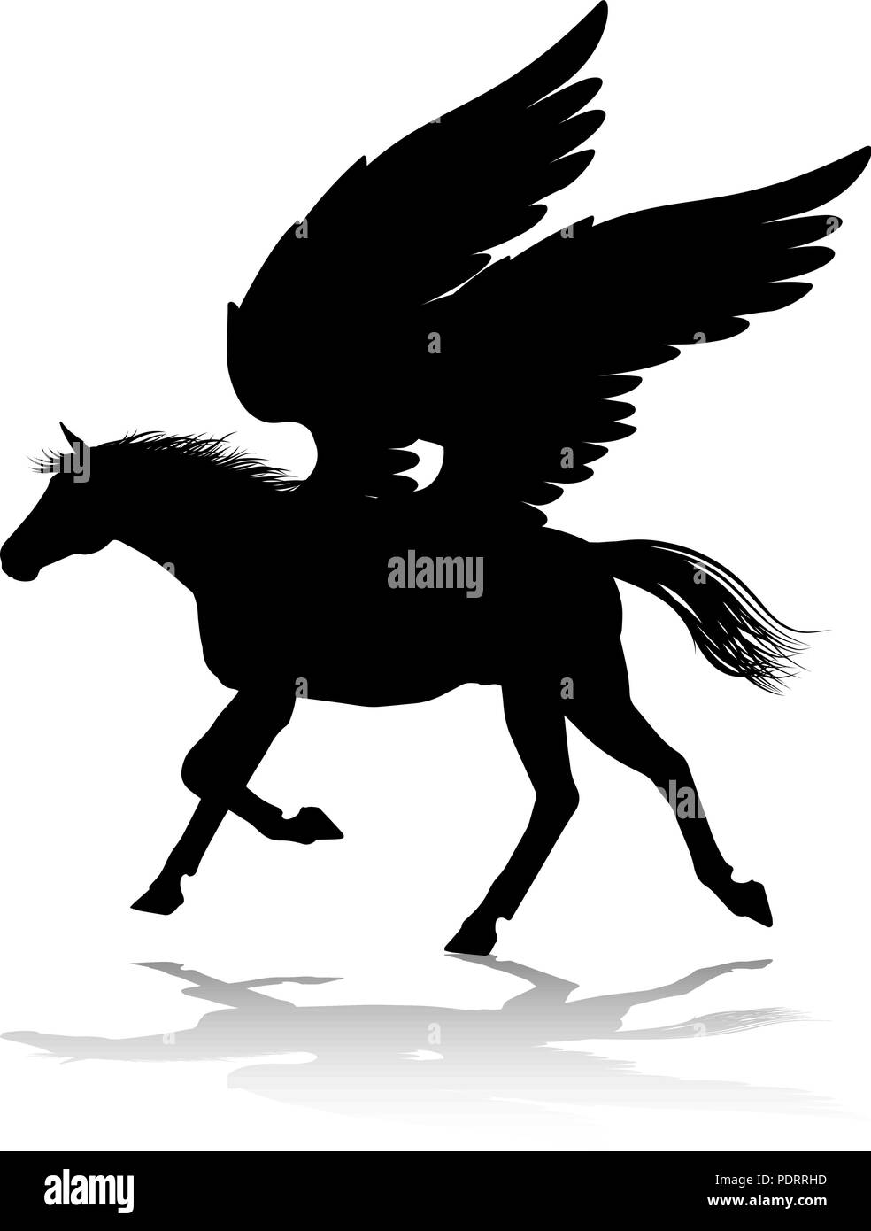 Il cavallo alato della mitologia greca immagini e fotografie stock ad ...