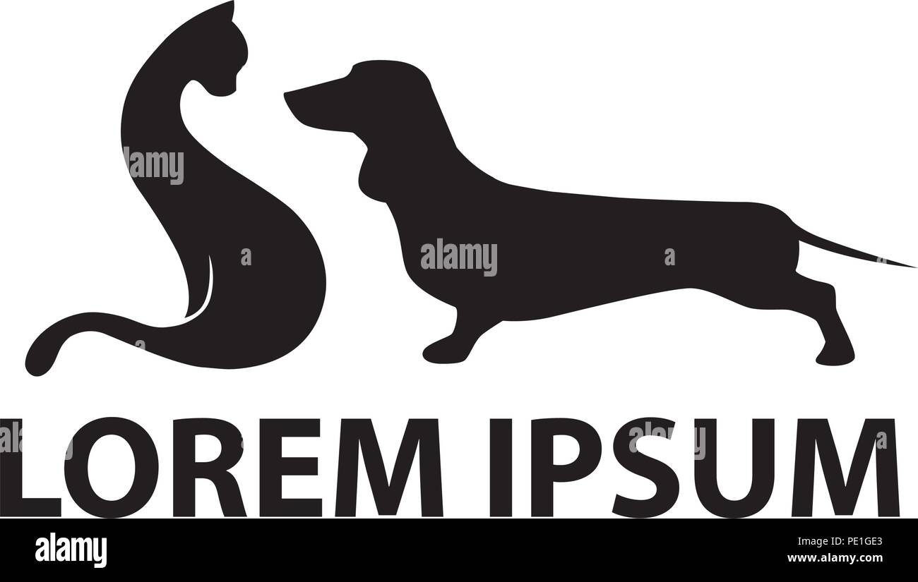 Amore di gatto Immagini Vettoriali Stock - Alamy