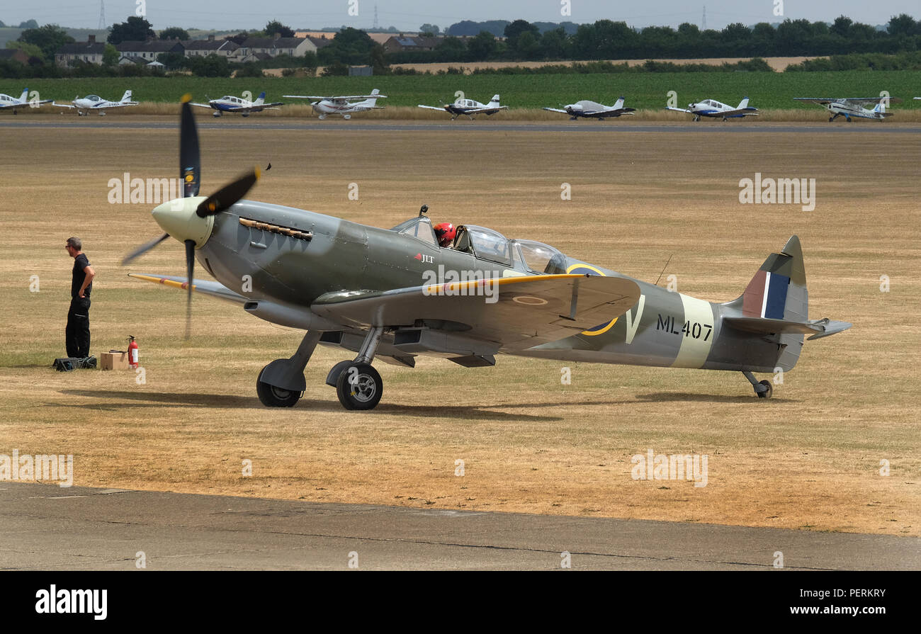 Aereo da caccia seconda guerra mondiale supermarine spitfire immagini e fotografie stock ad alta ...