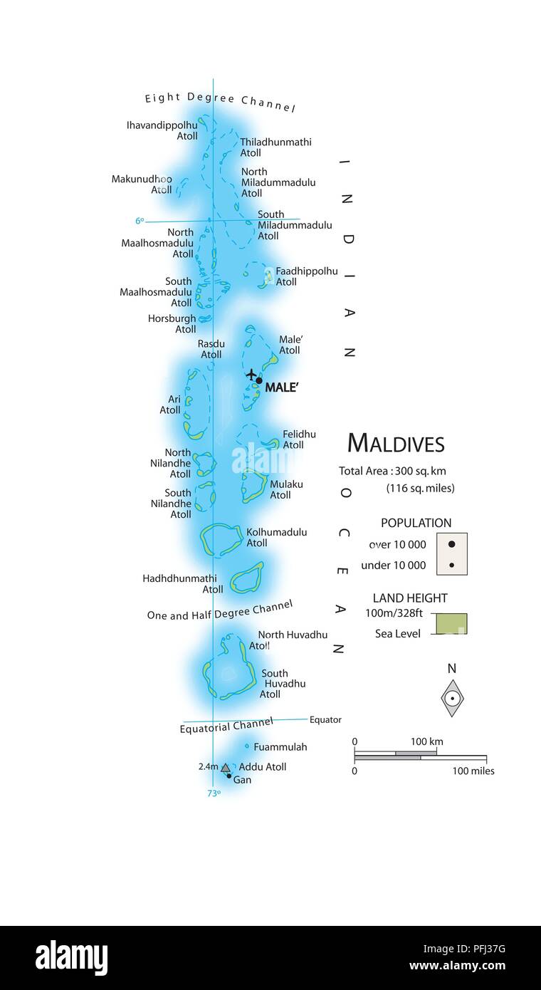 Mappa maldive immagini e fotografie stock ad alta risoluzione - Alamy