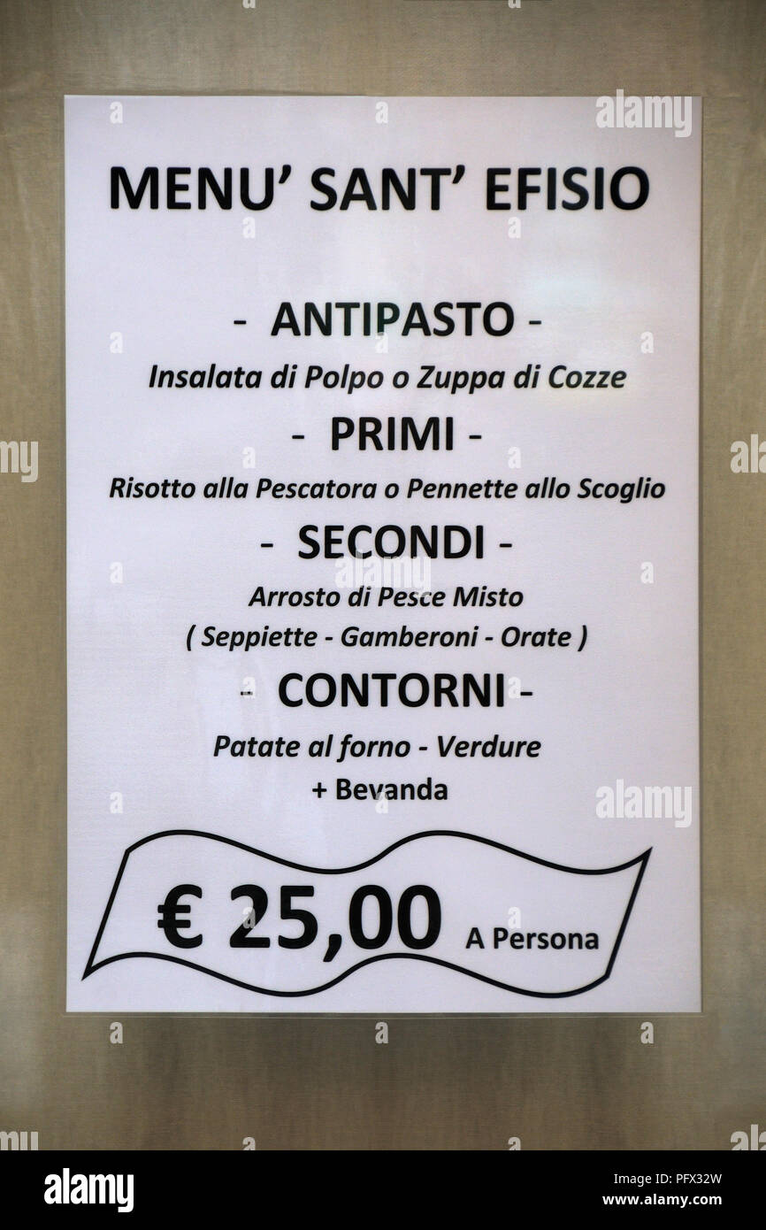 Menu a prezzo fisso immagini e fotografie stock ad alta risoluzione - Alamy