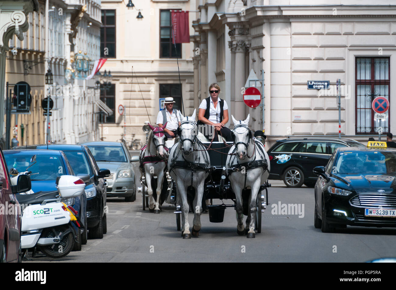 Carrozza a cavallo di vienna immagini e fotografie stock ad alta ...