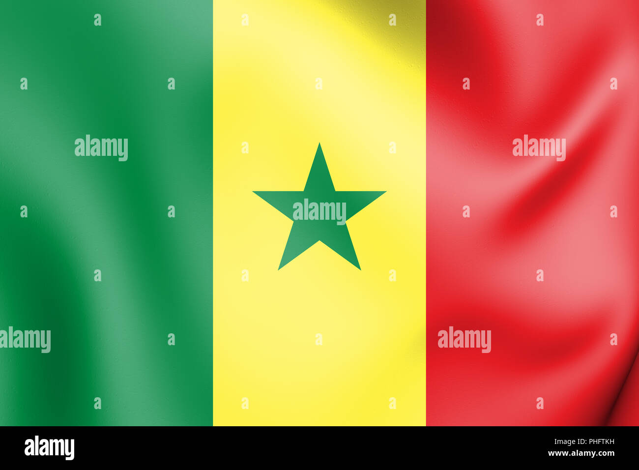 Bandiera della repubblica senegalese immagini e fotografie stock ad ...