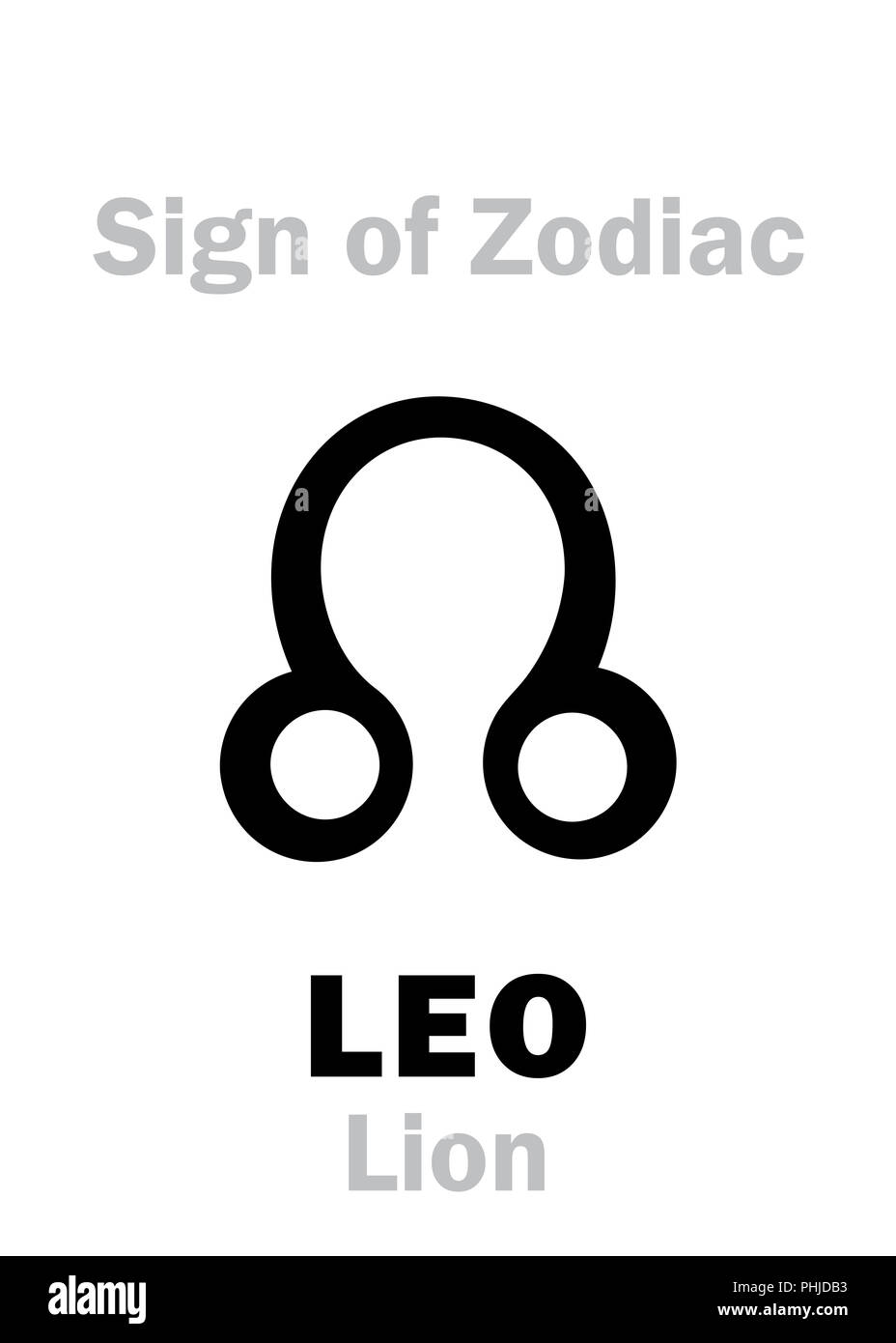 Simbolo dello zodiaco del leone Immagini senza sfondo e Foto Stock ...