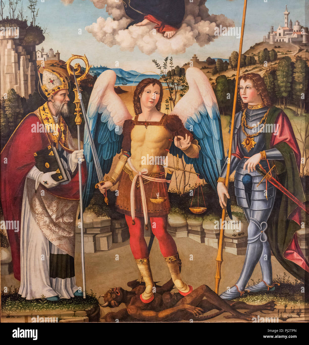 Vincenzo Pagani, Arcangelo Michele, pittura (XVI secolo), il Palazzo ...