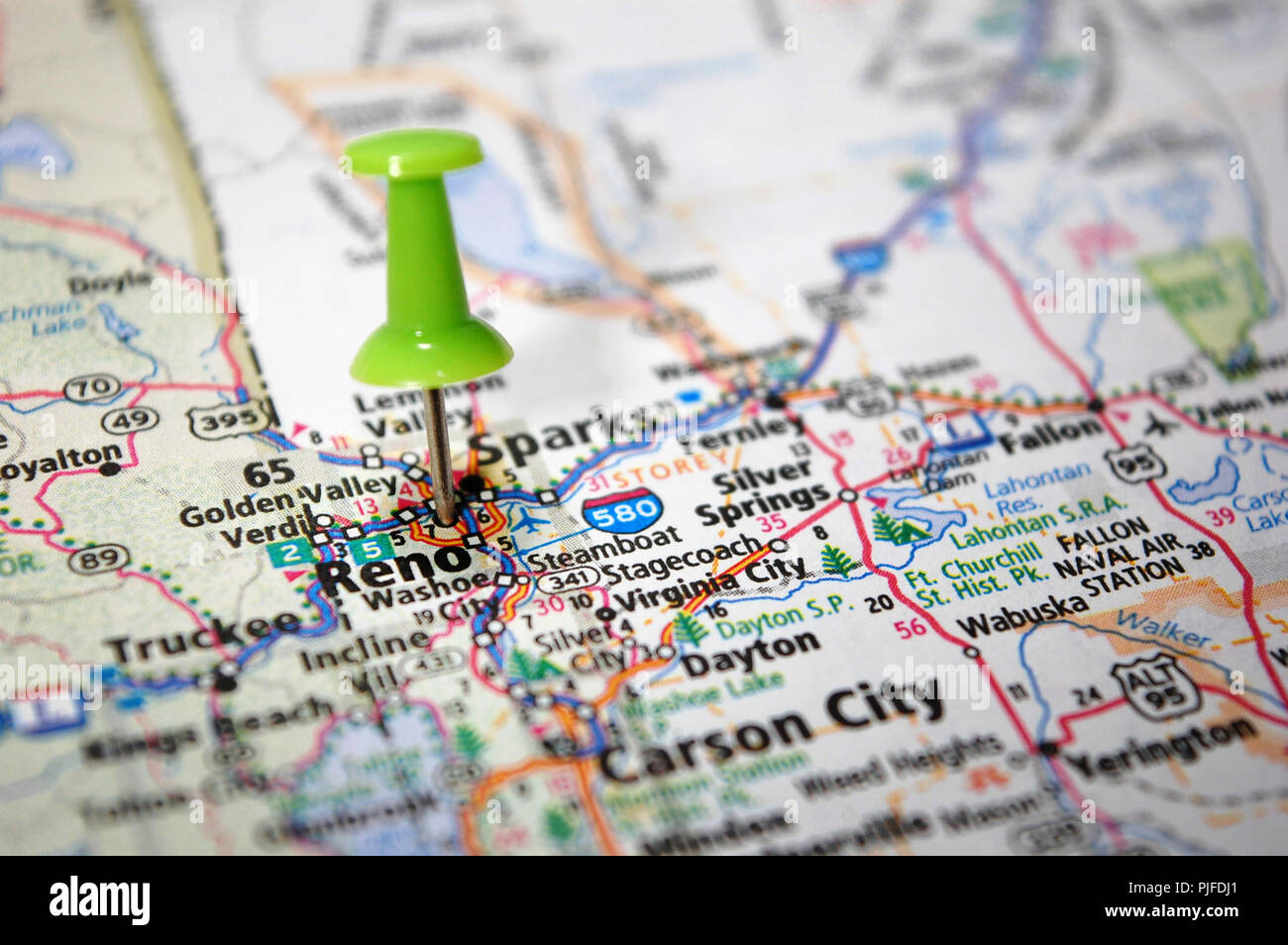 Perno mappa nevada immagini e fotografie stock ad alta risoluzione - Alamy