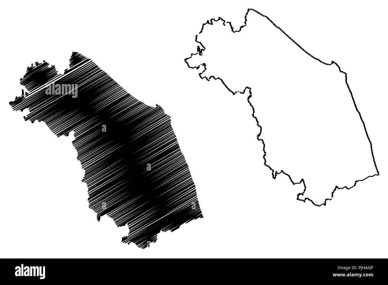 Vettore della mappa delle marche immagini e fotografie stock ad alta ...