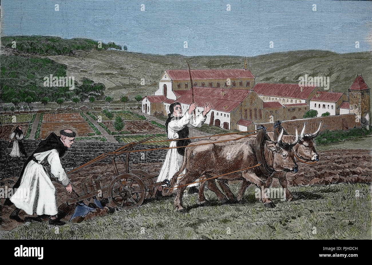 Medioevo agricoltura aratro immagini e fotografie stock ad alta ...