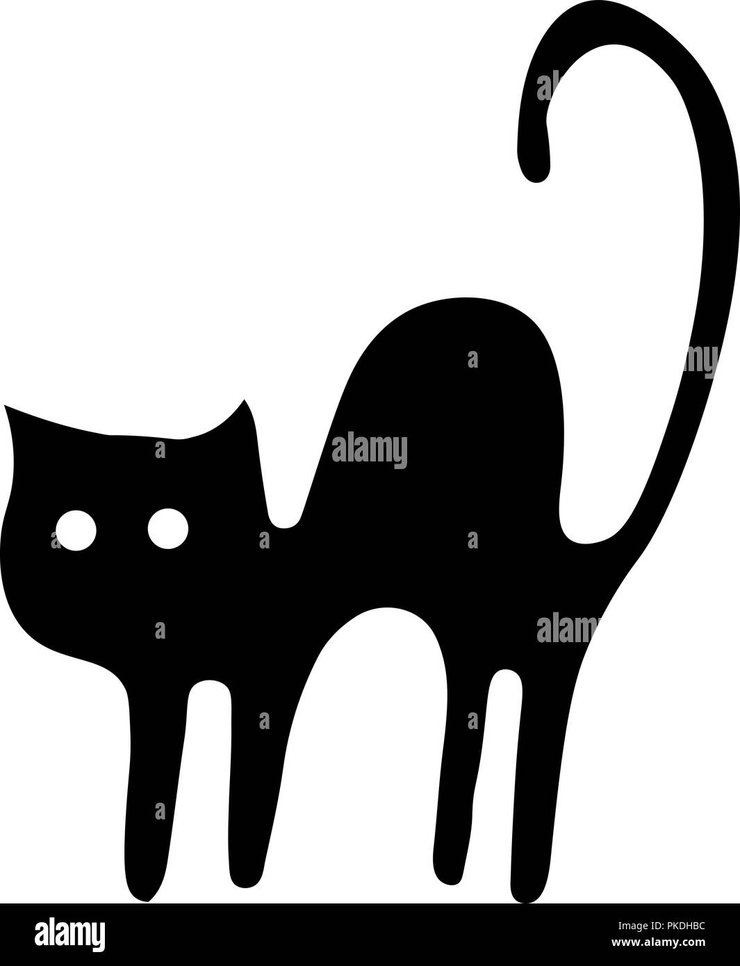 Sagoma di gatto Immagini Vettoriali Stock - Alamy