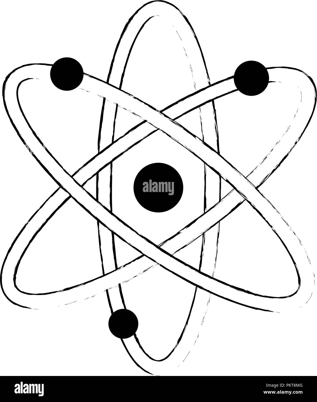 Struttura Atomica Molecola Foto e Immagini Stock in Bianco e Nero - Alamy