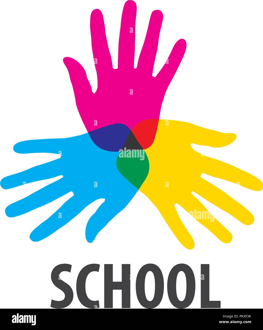 Scuola logo Immagini Vettoriali Stock - Alamy
