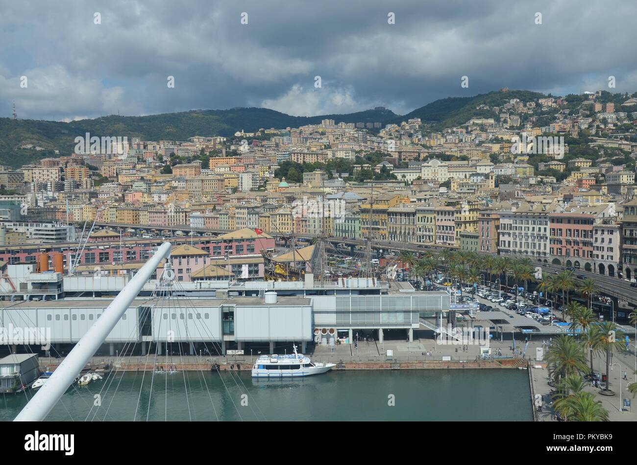 Genova Genua Hafenstadt An Der Ligurischen Küste In Nord Italien