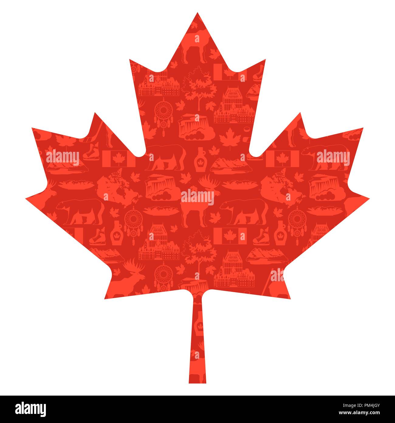 Sfondo del canada Immagini Vettoriali Stock - Alamy