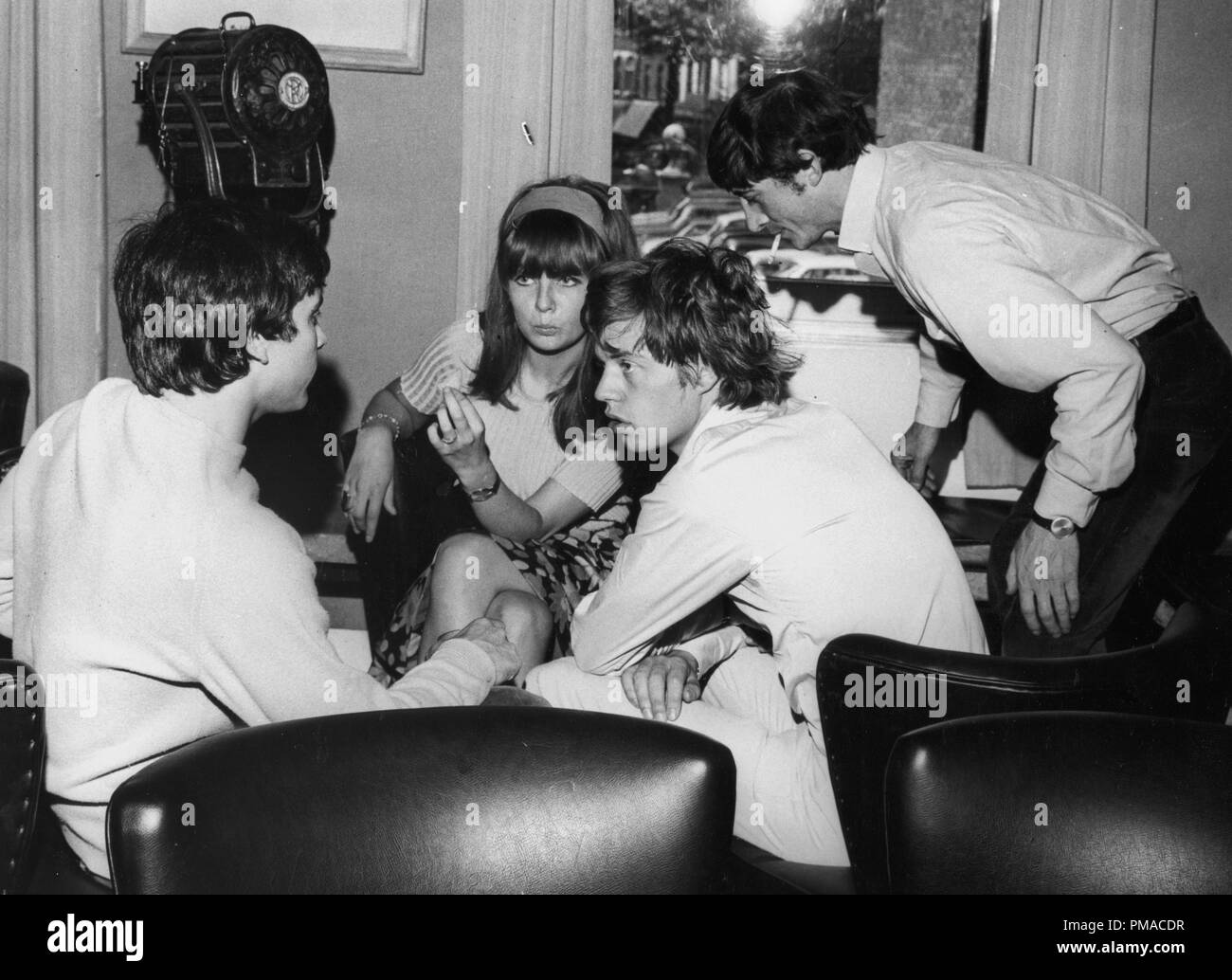 Mick Jagger e Chrissie Shrimpton presso la reception del fotografo ...