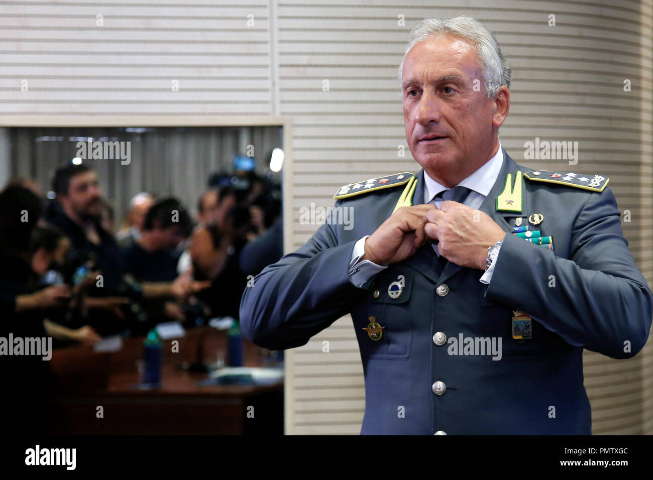 Giorgio Toschi, comandante generale della Guardia di Finanza Roma 19/09 ...