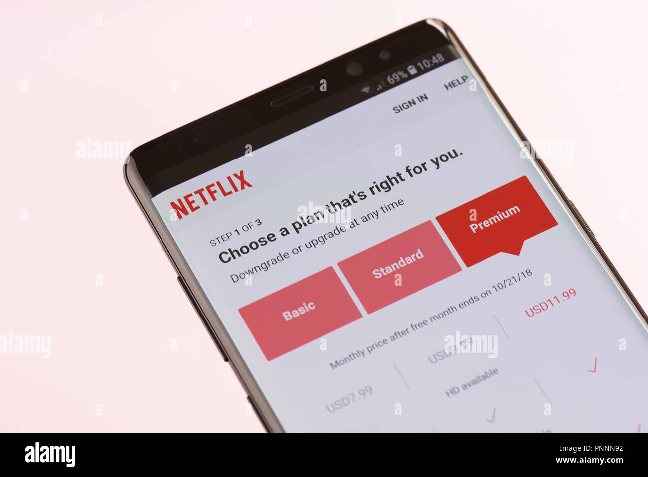 Disegno di sfondo netflix immagini e fotografie stock ad alta ...