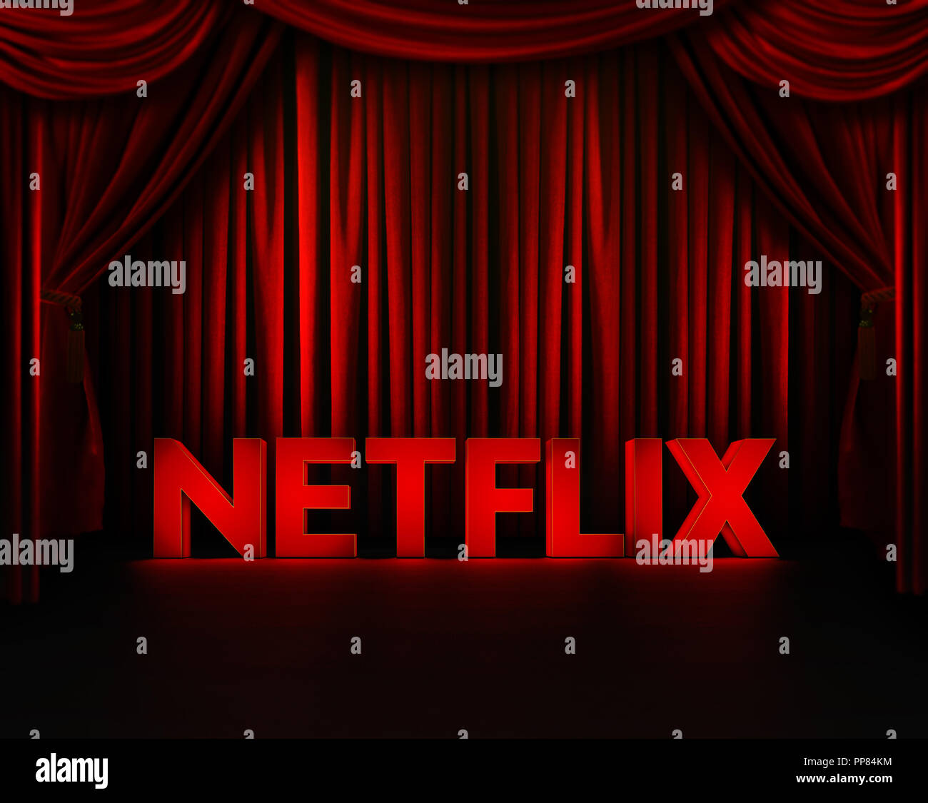 Disegno di sfondo netflix immagini e fotografie stock ad alta ...