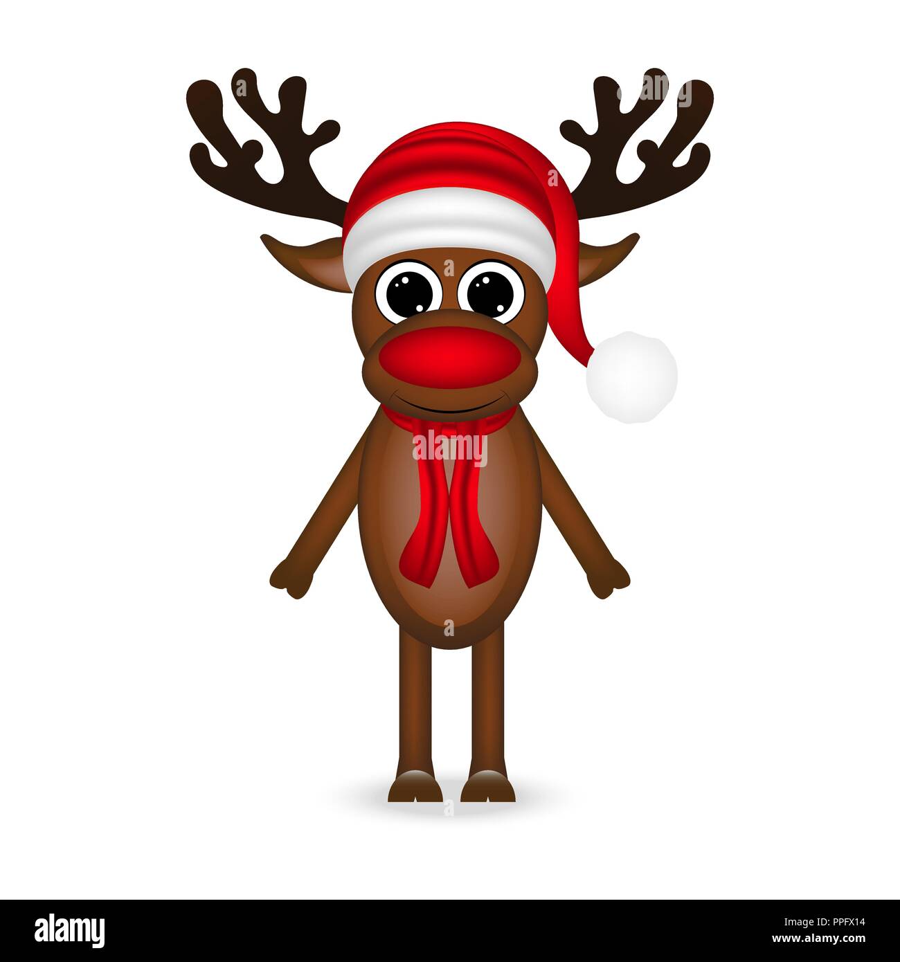 Renna dal naso Immagini Vettoriali Stock - Alamy