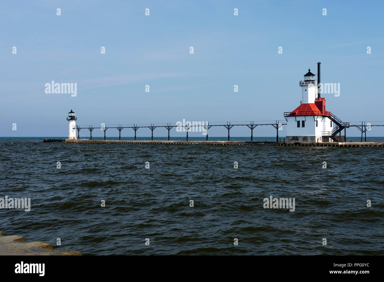 St joseph michigan lighthouse immagini e fotografie stock ad alta ...