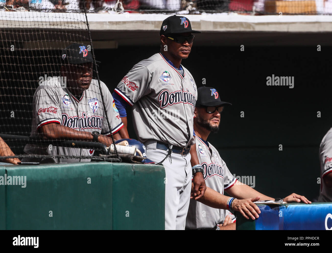 Acciones,duranti el partido de beisbol de la Serie del Caribe entre ...