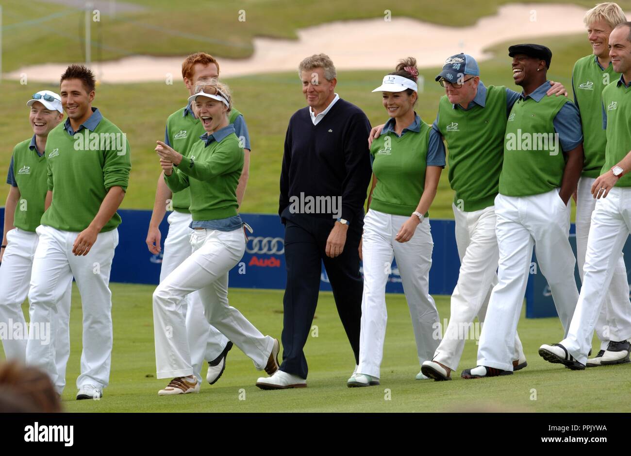 Allstar Golf, Celtic Manor di Newport, 2005. I membri del team europeo ...