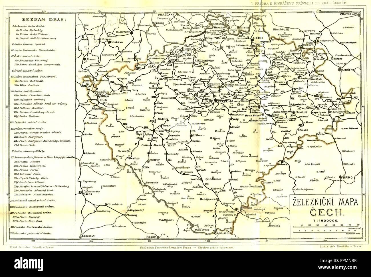 Mappa vintage della boemia immagini e fotografie stock ad alta ...