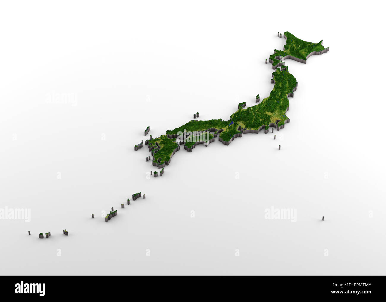 Mappa politica del giappone immagini e fotografie stock ad alta ...