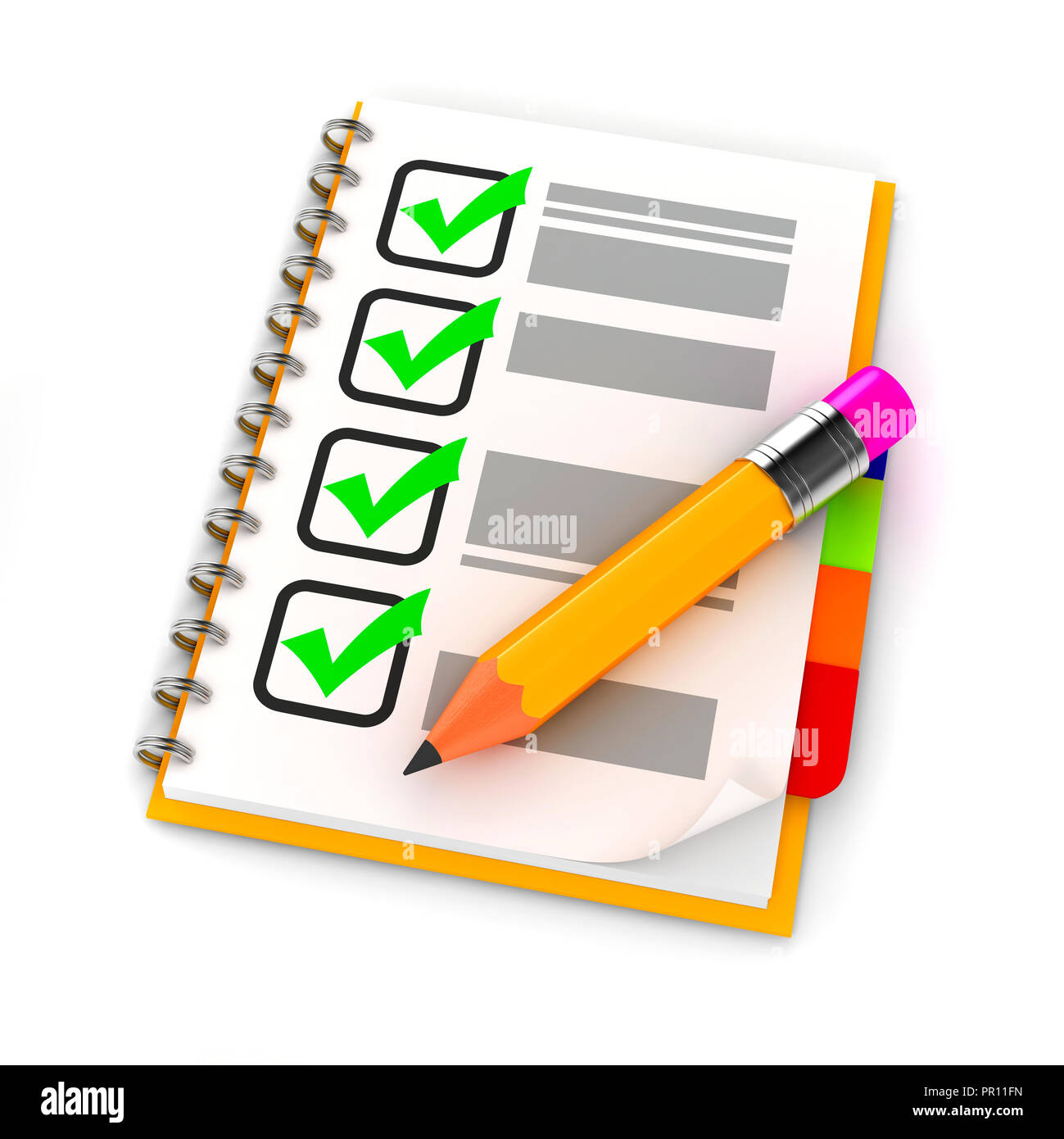 Check list icon Immagini senza sfondo e Foto Stock ritagliate - Alamy