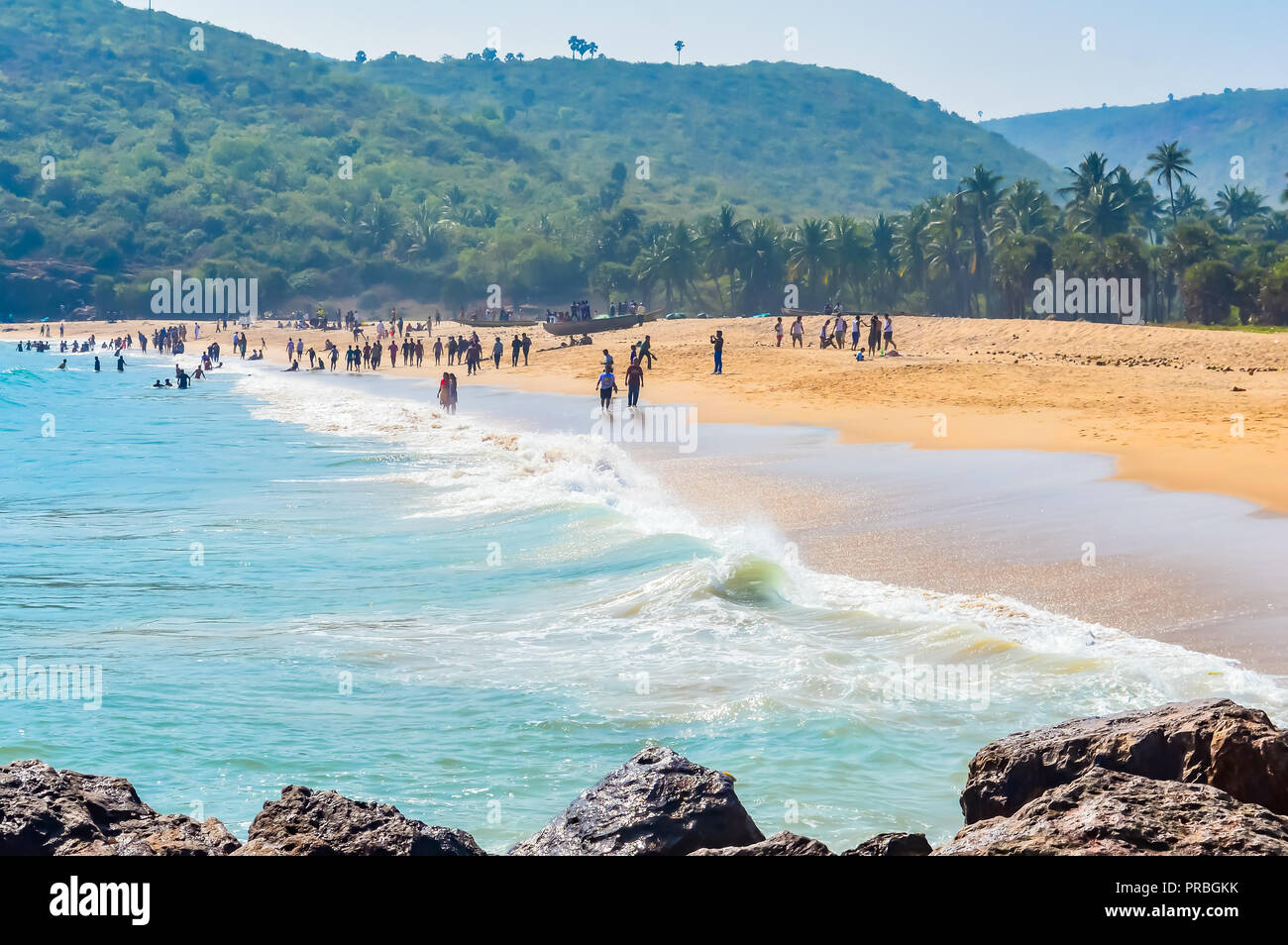 Fotografia di Goa mare spiaggia presi in vacanze di Natale durante il ...