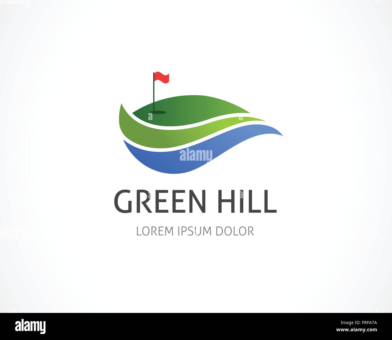 Simbolo del golfista Immagini Vettoriali Stock - Alamy