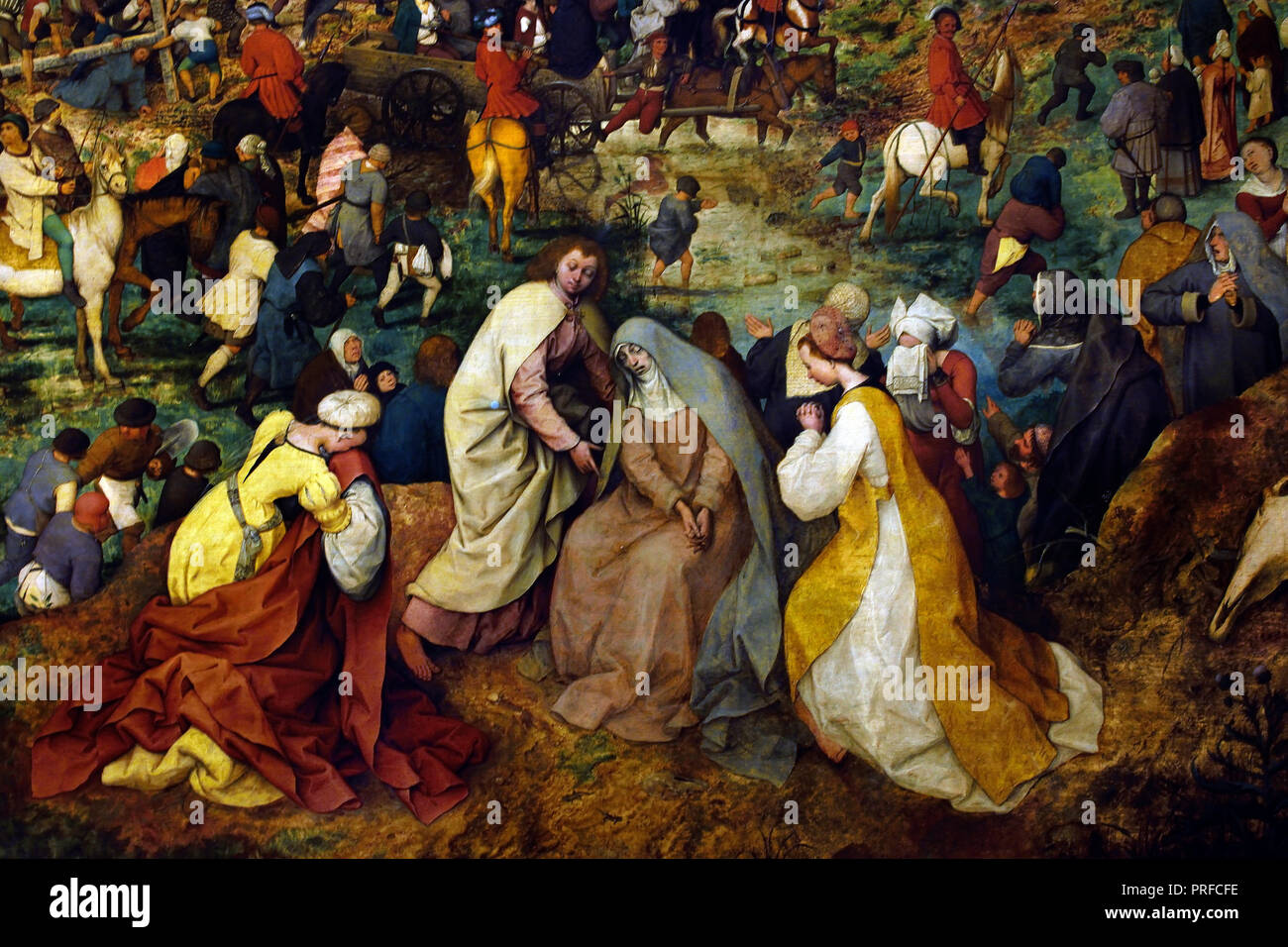 Portando la croce di cristo 1564 da pieter bruegel immagini e ...