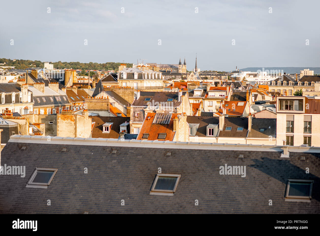 Reims cathedral aerial view immagini e fotografie stock ad alta ...