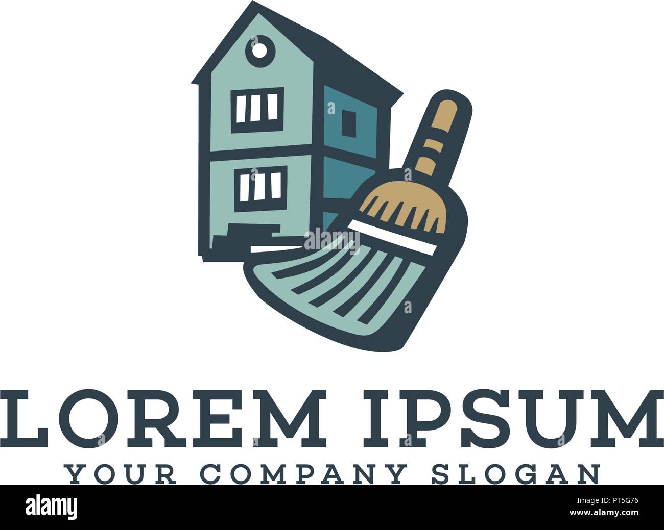 Cleaning service logo Immagini Vettoriali Stock - Alamy