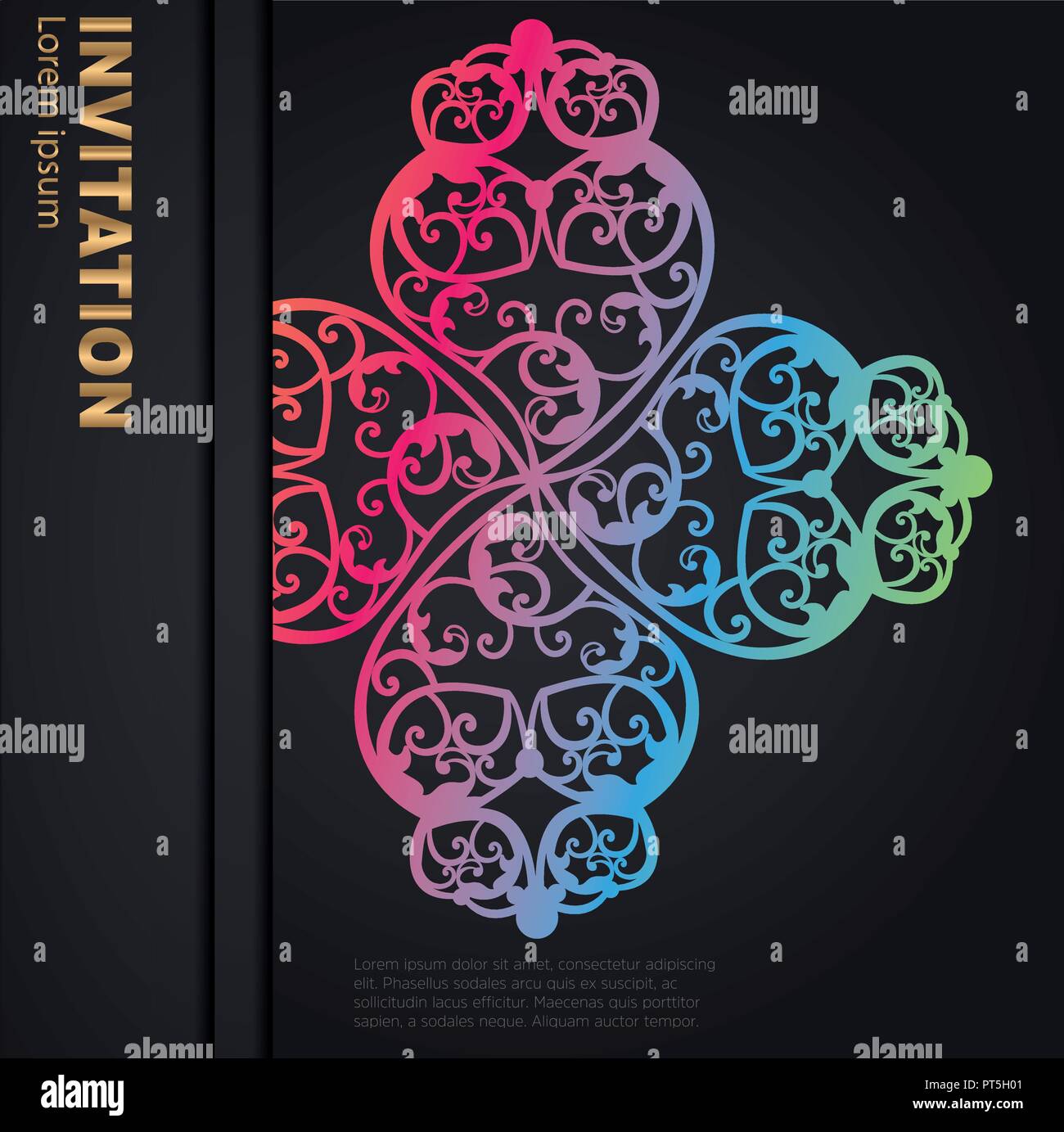 Biglietto d'invito Immagini Vettoriali Stock - Alamy