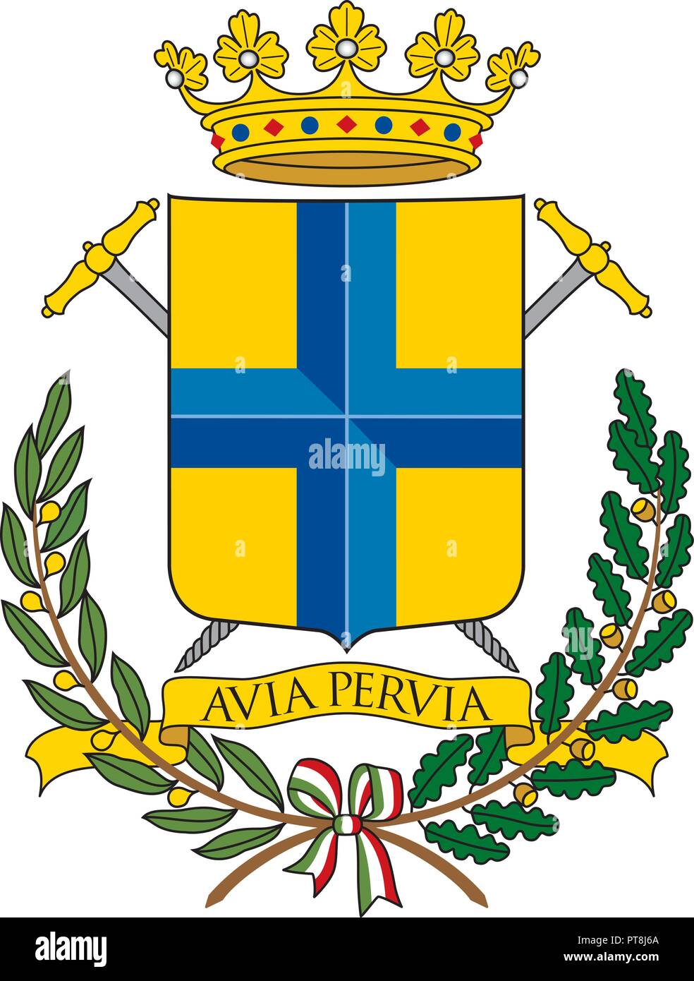 Modena stemma della città, il vettore illustrazione, Italia Immagine e ...