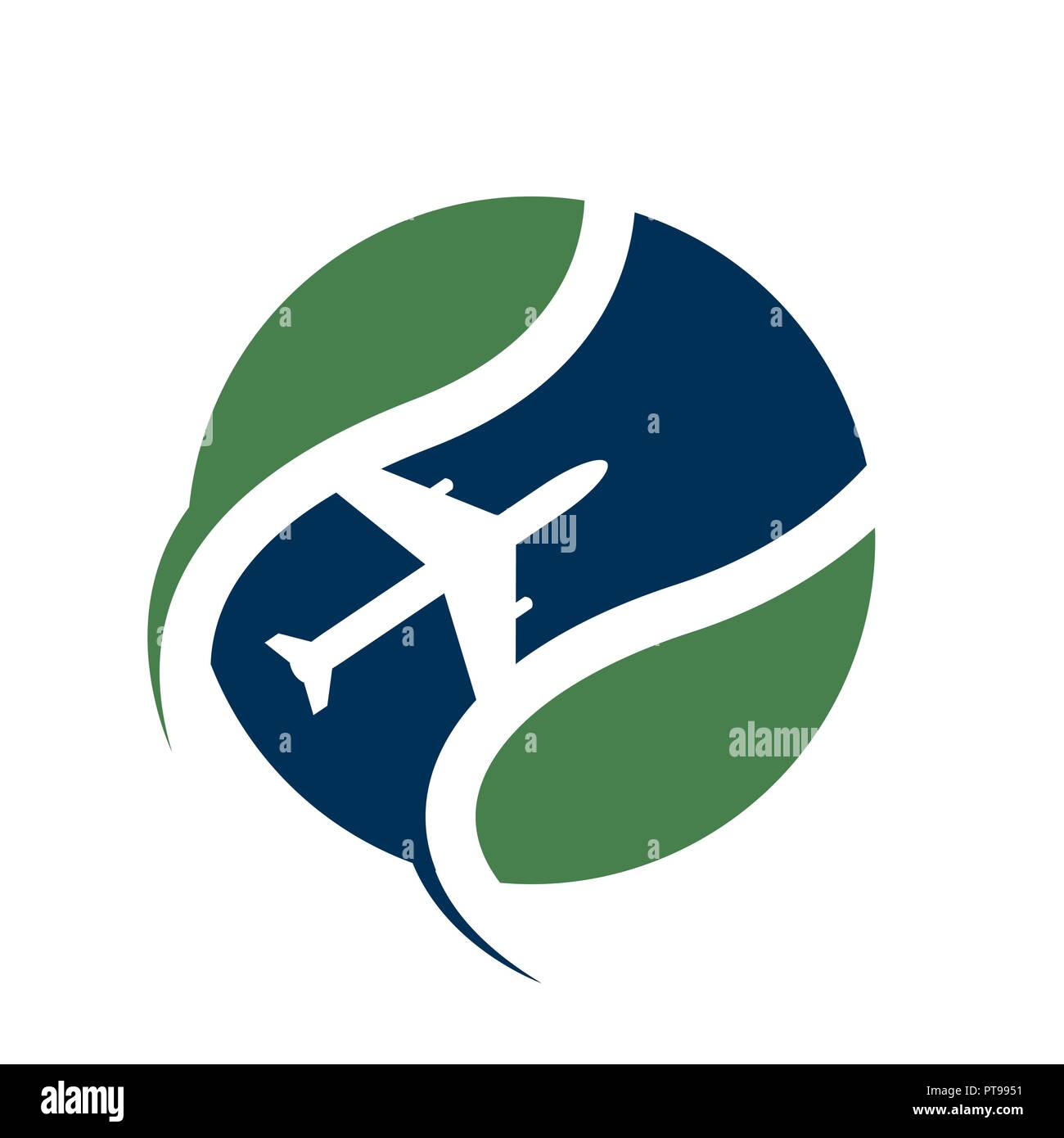 Il logo di viaggio. Agenzia di viaggi avventura segno creativo Immagine ...