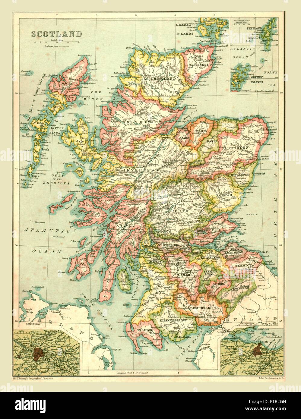 Orkney Islands Scotland Map Immagini & Orkney Islands Scotland Map ...