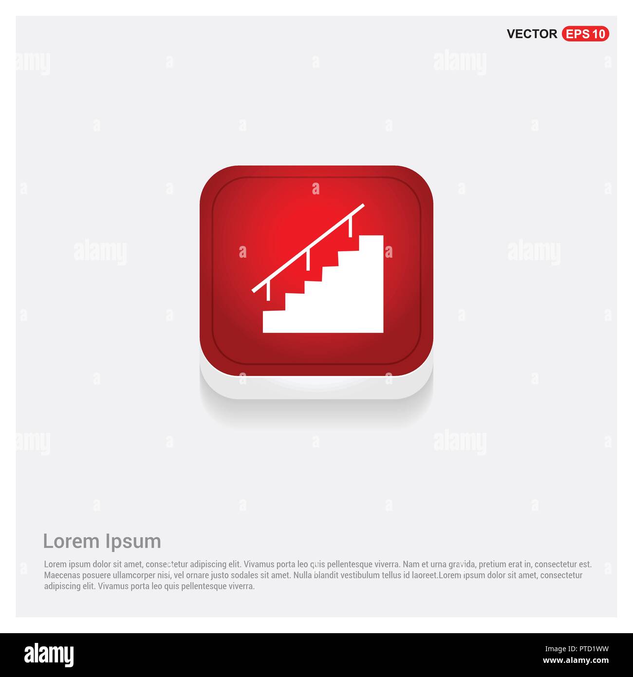 Attenzione scale Immagini Vettoriali Stock - Alamy