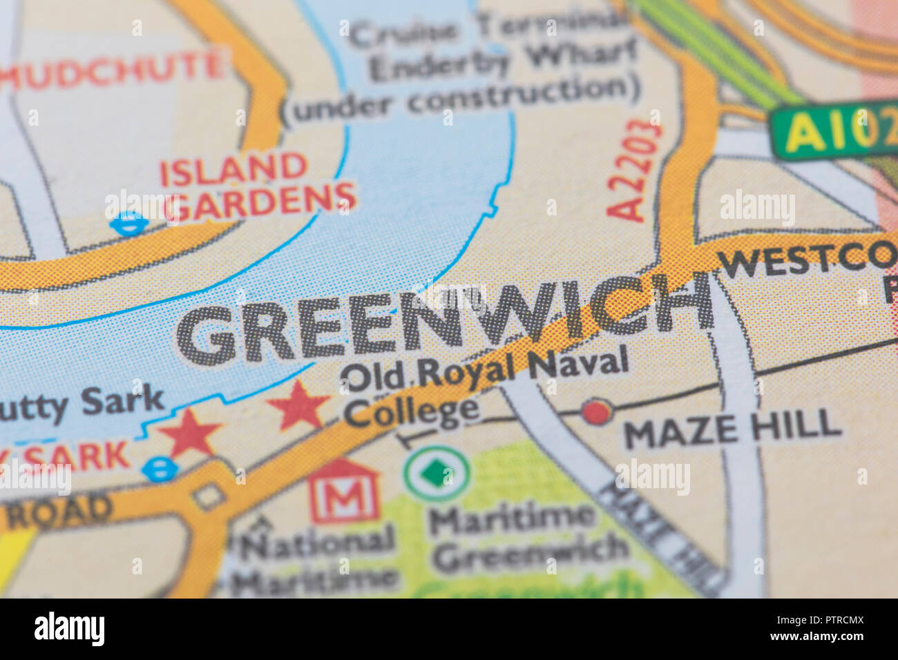 Mappa di greenwich immagini e fotografie stock ad alta risoluzione - Alamy