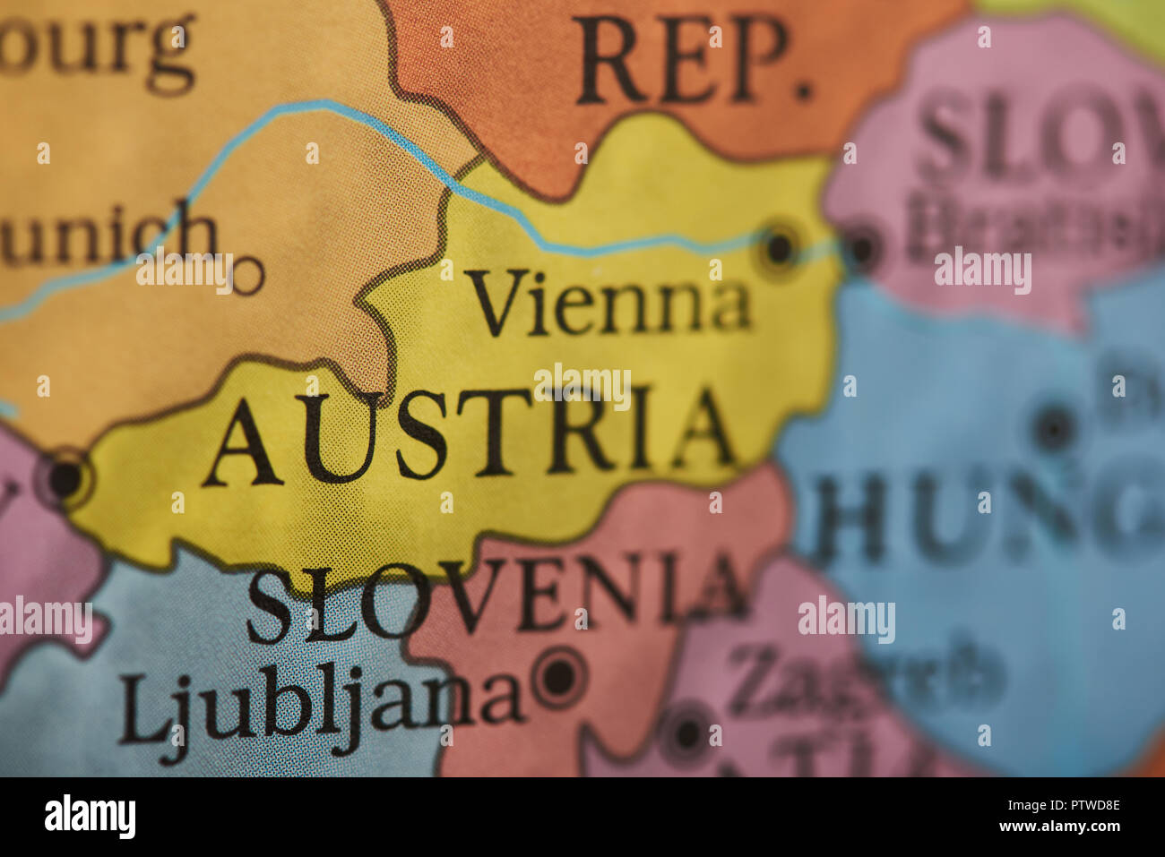 Mappa turistica di vienna immagini e fotografie stock ad alta ...