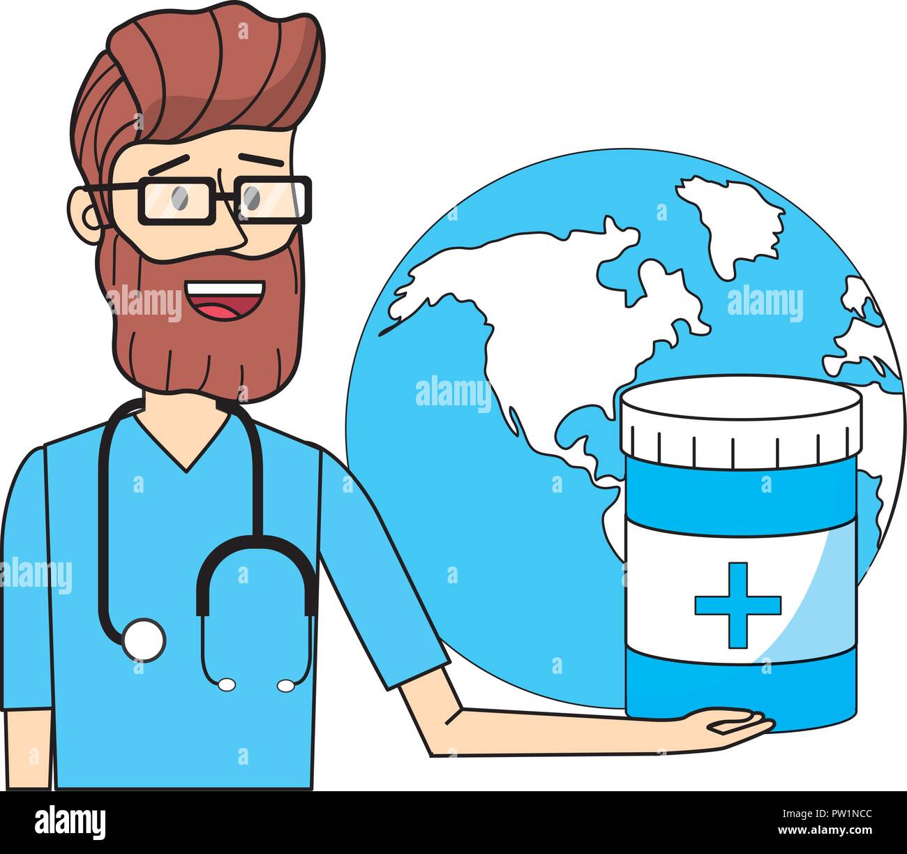 Medicine cartoon immagini e fotografie stock ad alta risoluzione - Alamy