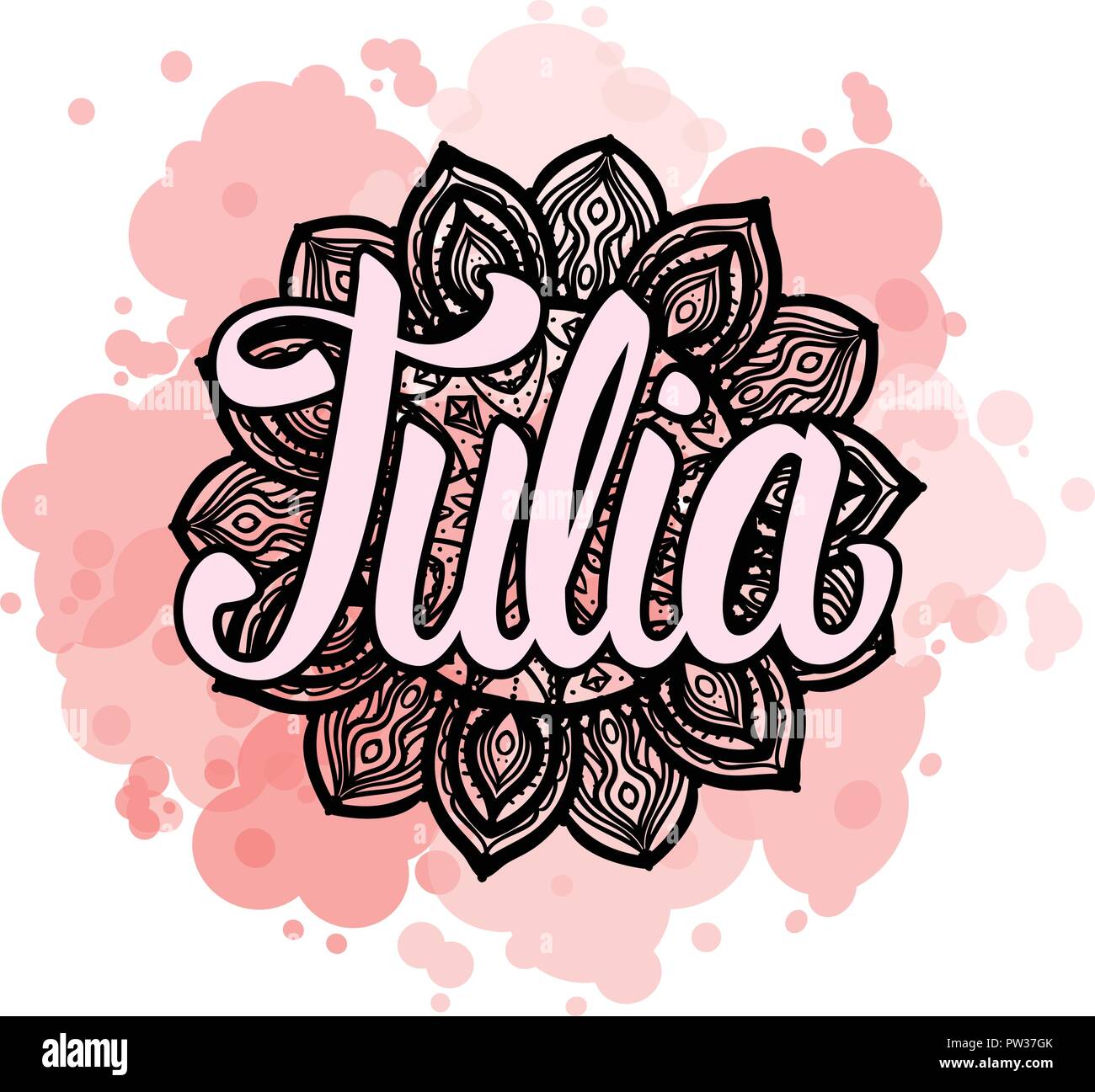 Julia sfondo Immagini Vettoriali Stock - Alamy