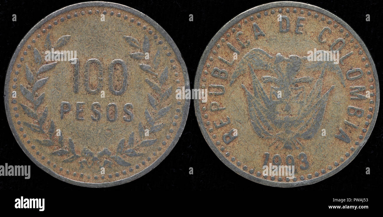 Moneta del peso colombiano immagini e fotografie stock ad alta ...