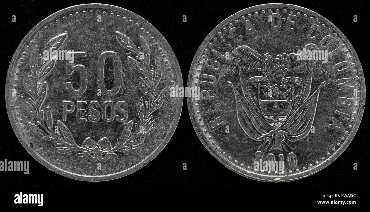 Moneta del peso colombiano immagini e fotografie stock ad alta ...