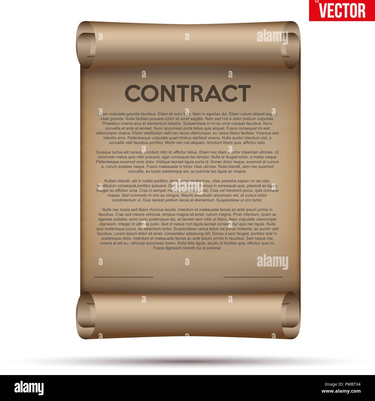Contratto di gestione Immagini Vettoriali Stock - Alamy