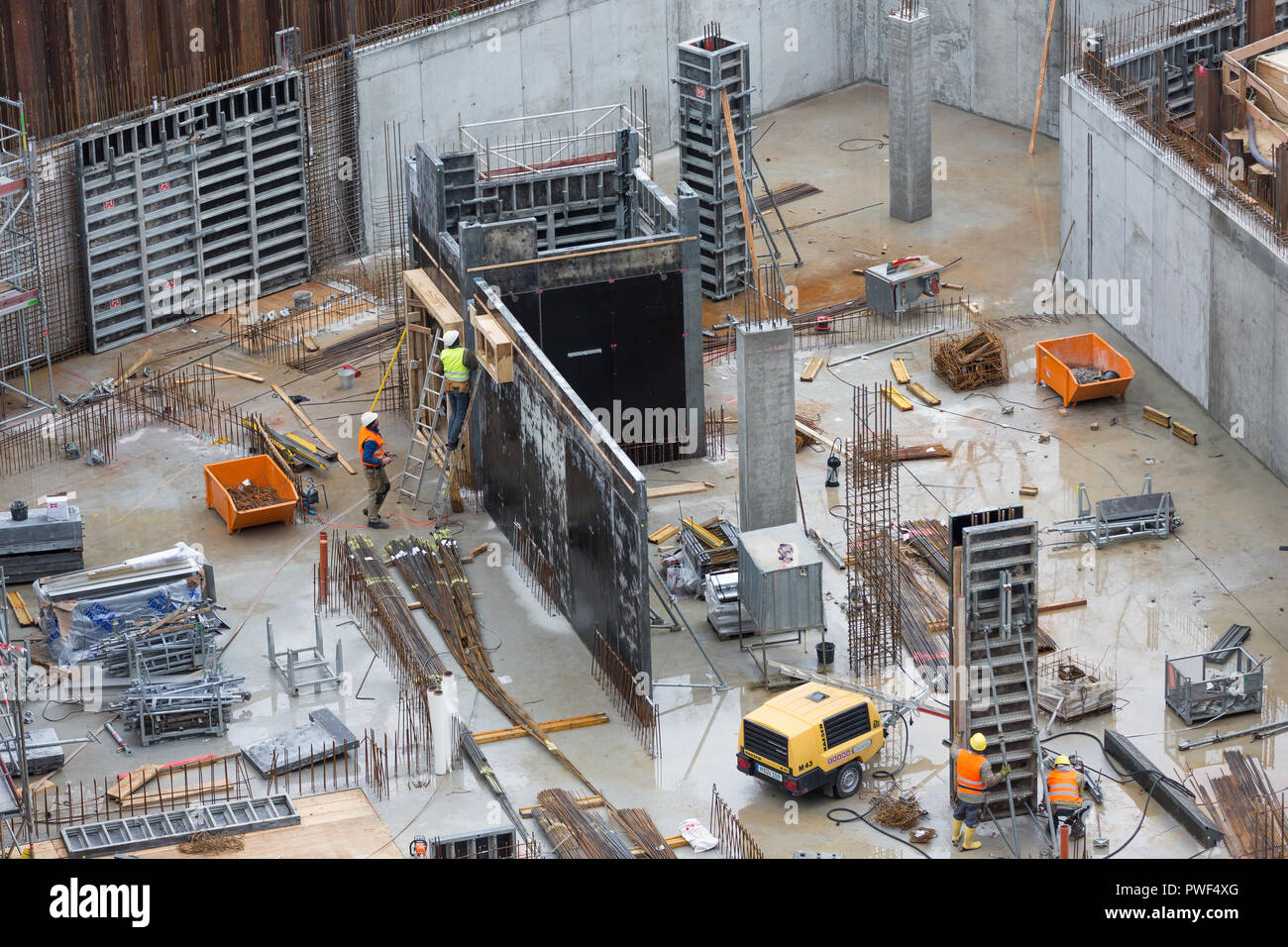 Costruzione di edifici in cemento immagini e fotografie stock ad alta ...
