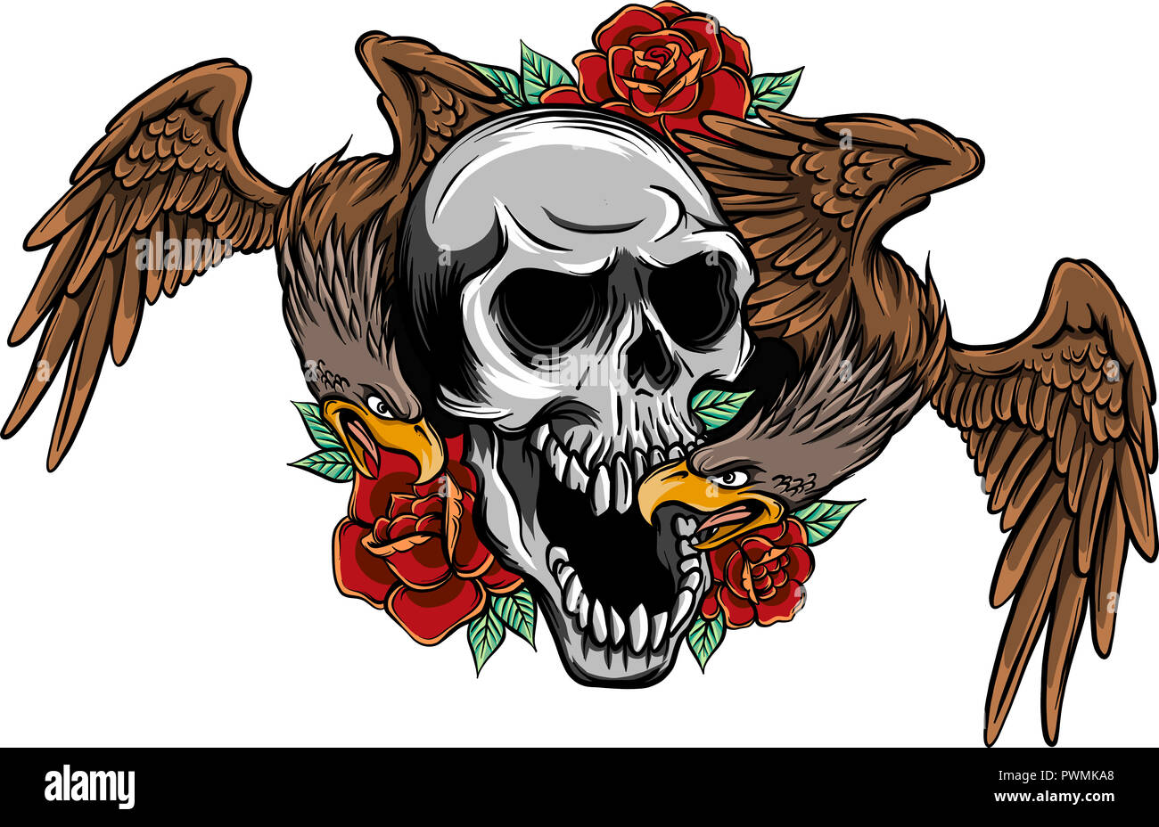 Insegne di aquila e teschio immagini e fotografie stock ad alta ...